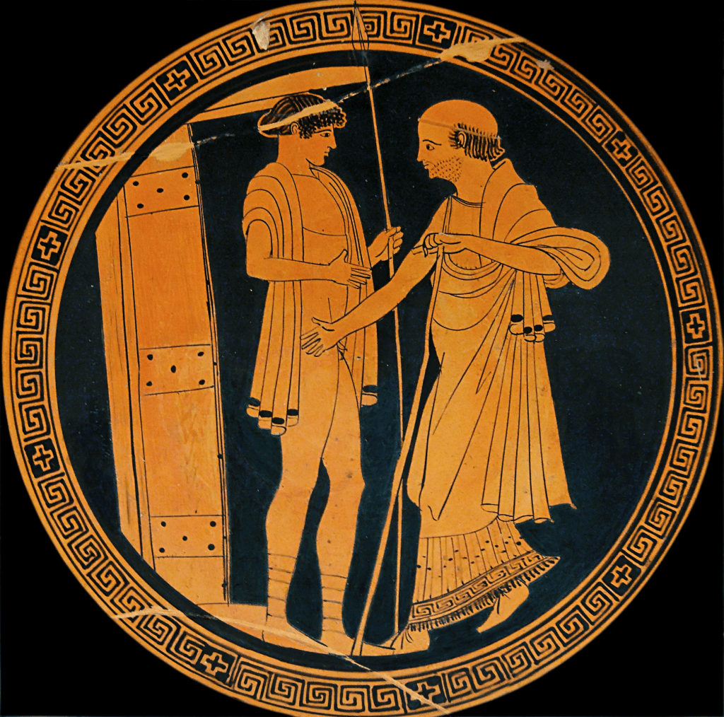 Satyrs and Maenads Gathering Grapes – THE SHIELD OF ACHILLES