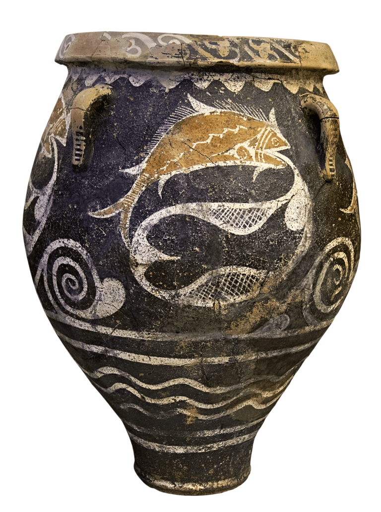 Ocean Waves and Fish in a Net – THE SHIELD OF ACHILLES