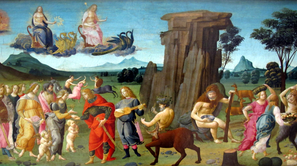 Detail from The Marriage of Thetis and Peleus, ca. 1490 by Bartolomeo ...
